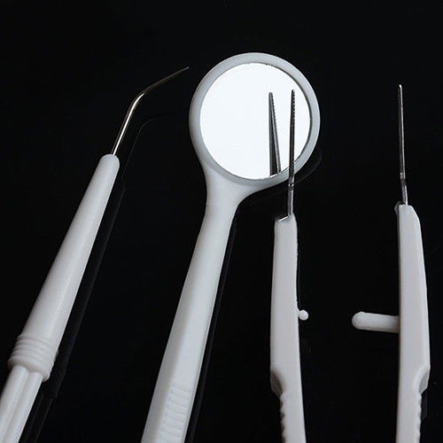 3 Pcs/Set Dental Oral Care Equipment Mirror Probe Hygiene Kit Teeth ...