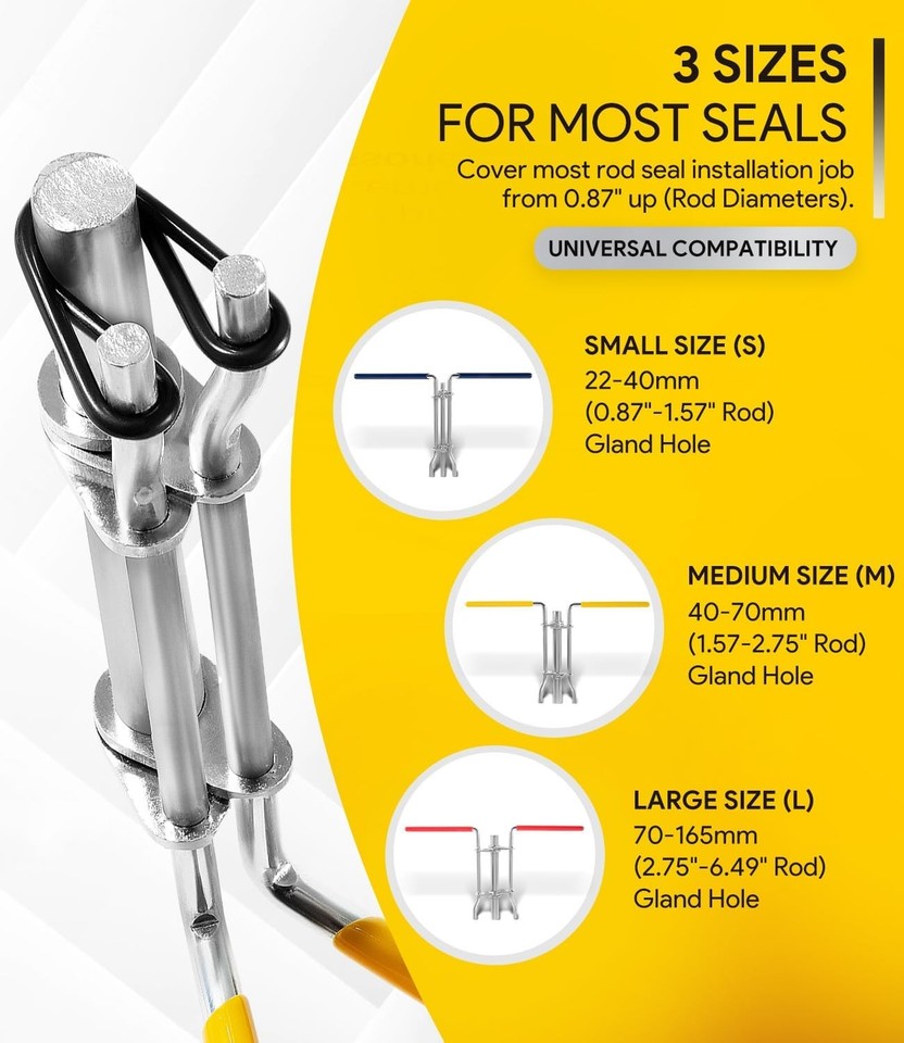 5 Pack Hydraulic Seal Installation Tool Kit, 5 (with Pick and Hook Set) | eBay