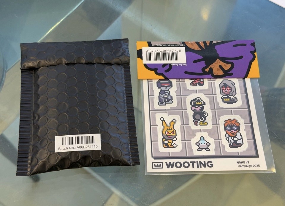 Wooting 60HE V2 Custom Built with L45 Fast Switches - UK Layout Black ...