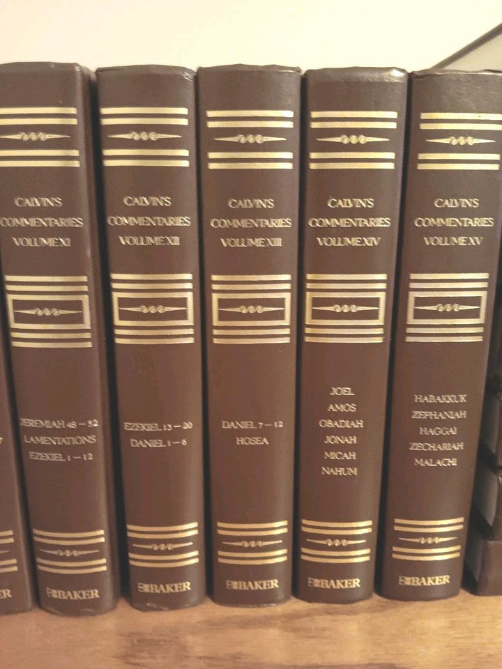 Calvin's Commentaries Complete 22 Volume Set Baker Books Very Good | eBay