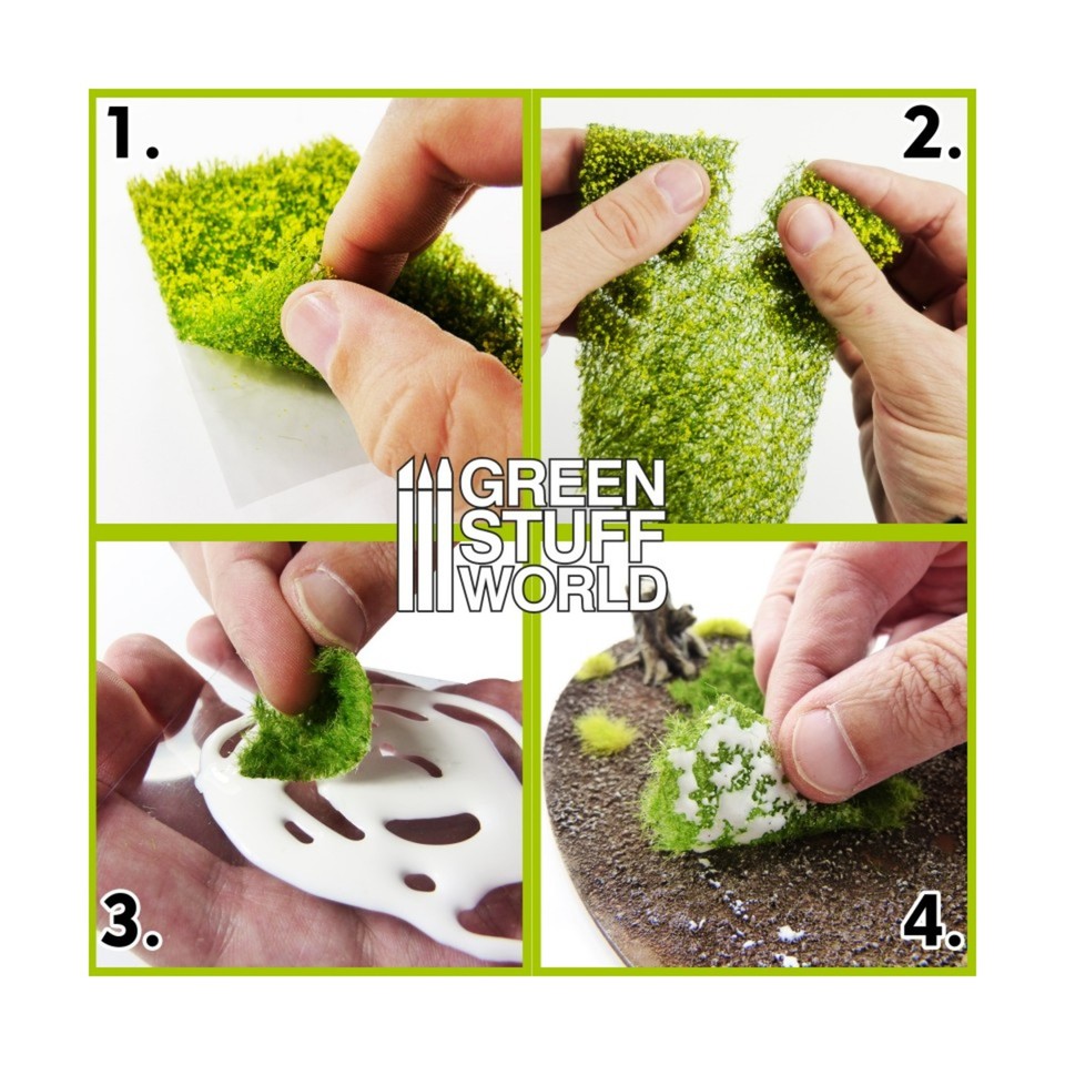 Green Stuff World Modelling Supply Grass Mat Cut-Out - Dry Fields (10mm ...