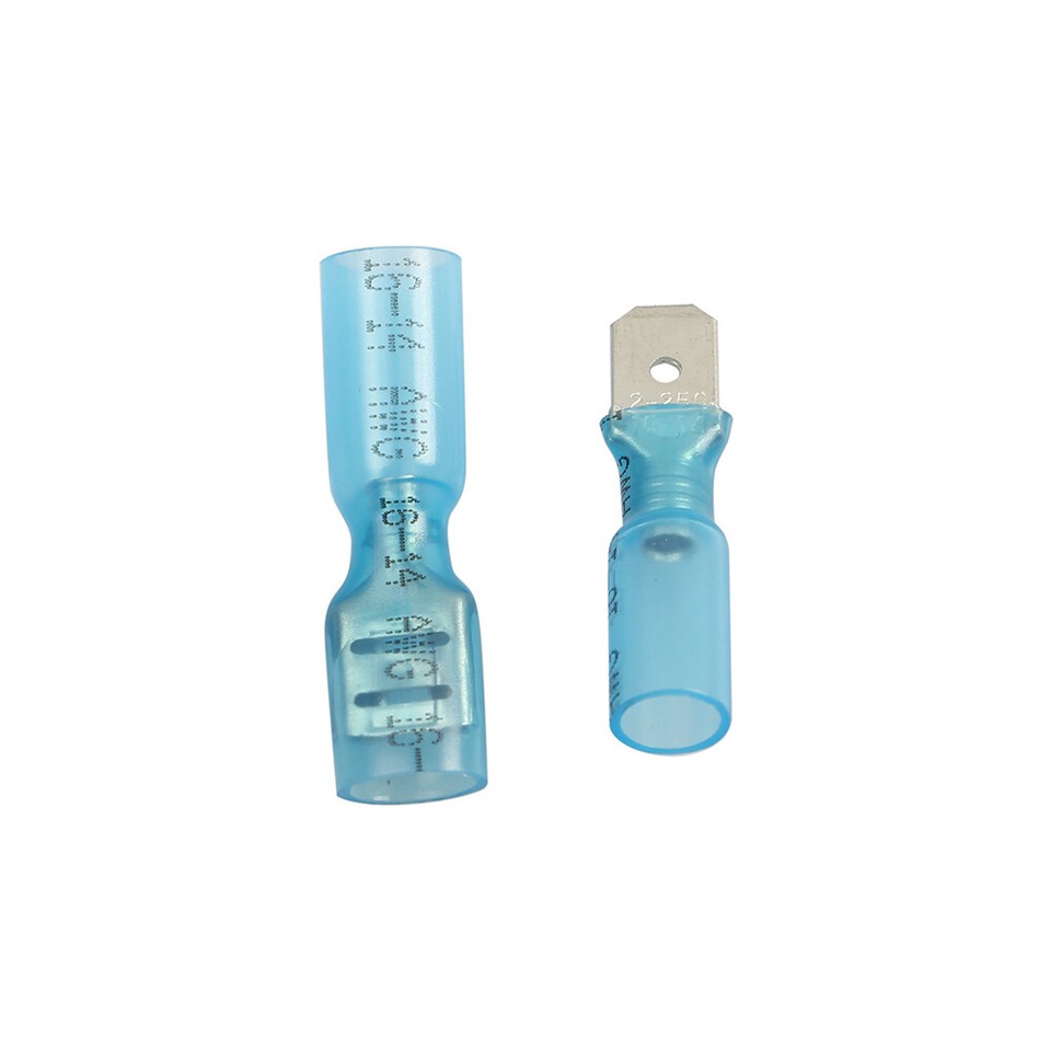 220pcs Wire Spade Connectors Heat Shrink Female Male Spade Terminals ...