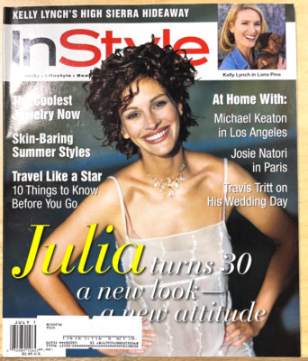 JULIA ROBERTS - InStyle Mag July 1997 - LIKE NEW - MICHEAL KEATON ...