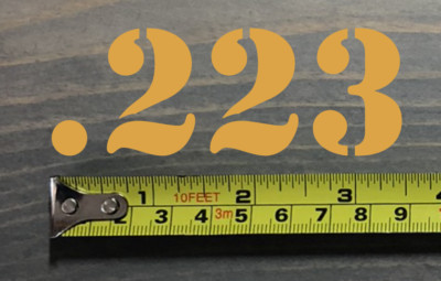 .223 223 Sticker Decal 3.5" Ammo Can Box Label Ammunition Case REM 9MM ...