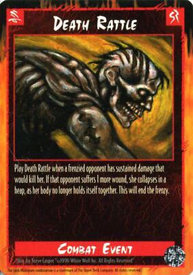 Rage CCG Death Rattle - Legacy of the Tribes | eBay
