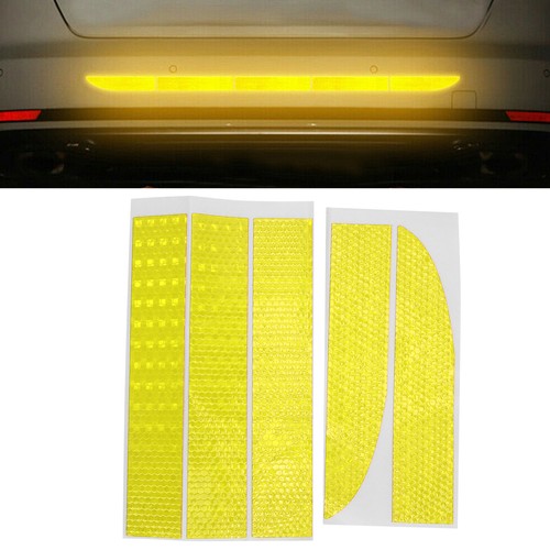 5PCS Strong Reflective Stripe Sticker High Intensity Night Visibility ...
