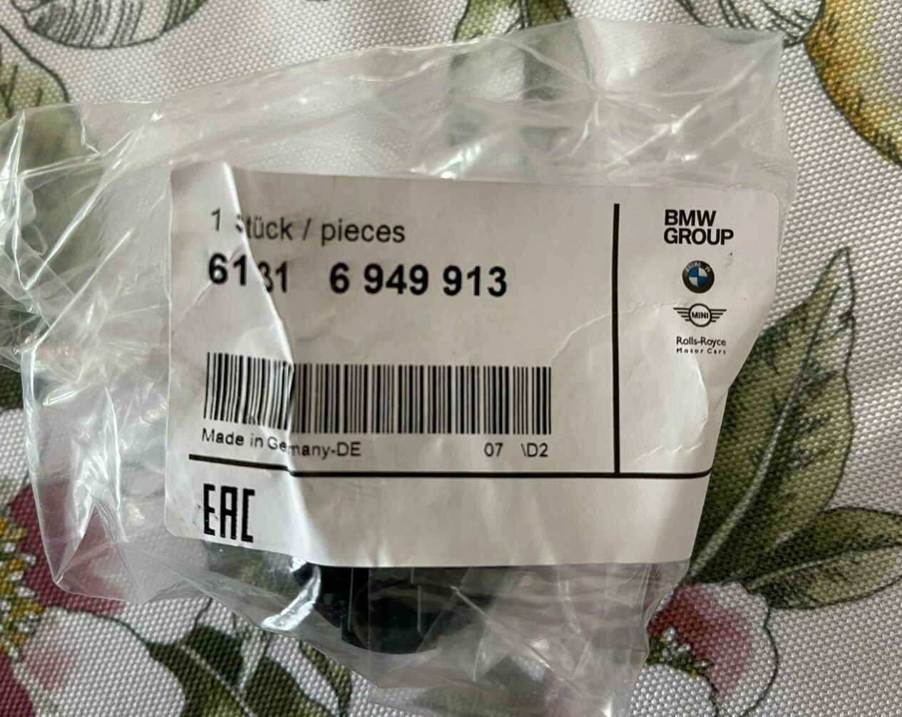 BMW OEM E90 Start Stop Control Switch Button 61316949913 for sale ...