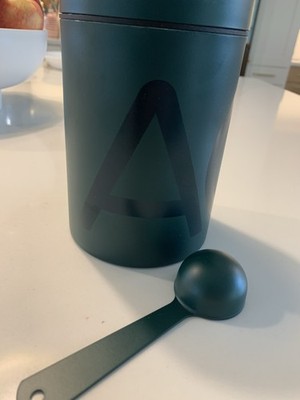 AG1 Athletic Greens Stainless Steel Metal Canister Storage Container ...