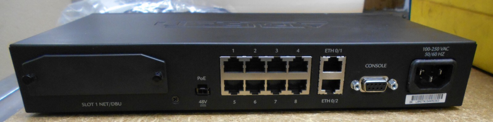 Adtran NetVanta 3448 8-Port Router 1200821E1 + power cord - USED ...