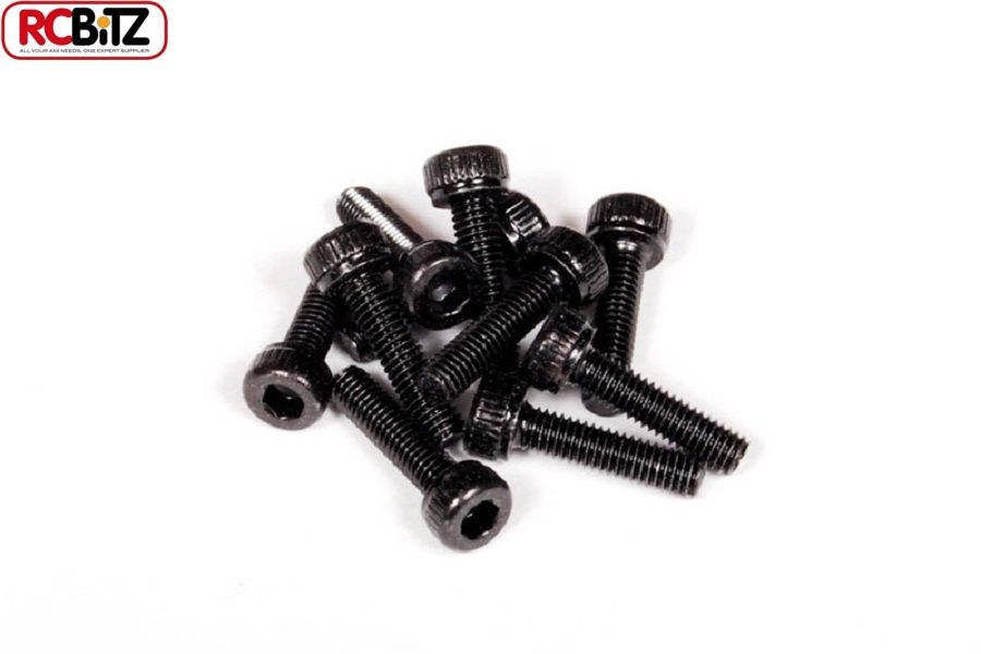 M3 x 12mm Cap Head BLACK 10 SCX10 rtr screws Hex AXA086 12 mm | eBay