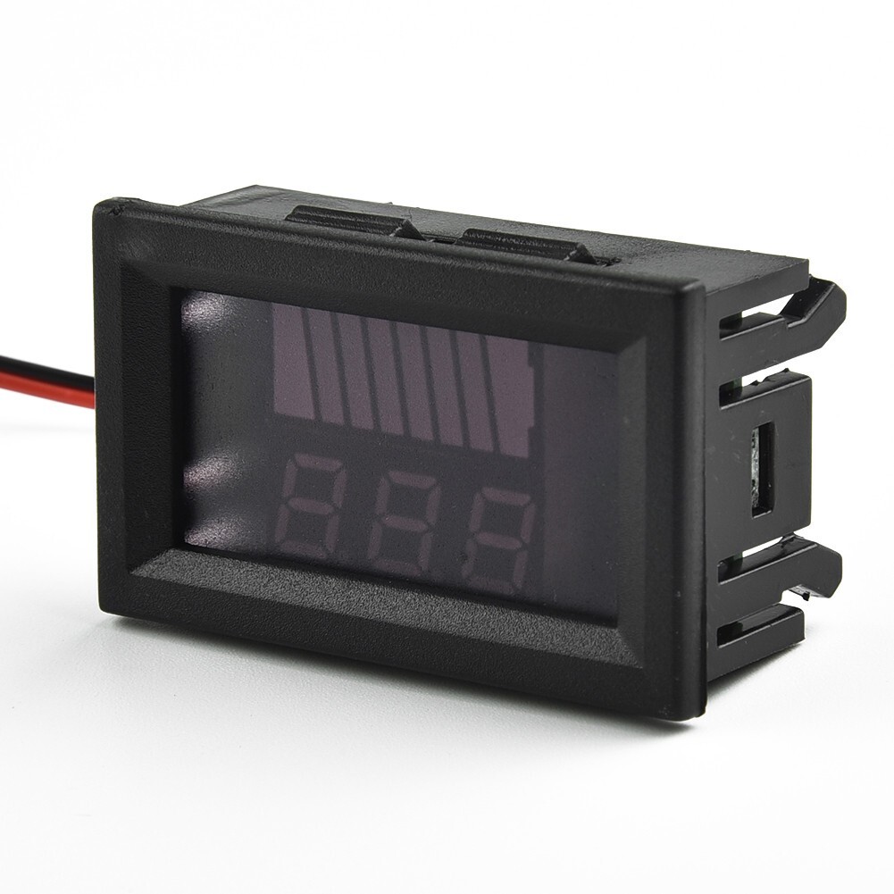 2021 DC 12V-60V Voltmeter Ammeter Blue+Red LED Dual Digital Volt Amp ...