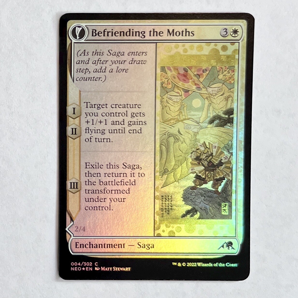 Befriending the Moths FOIL Kamigawa Neon Dynasty MTG NM Near Mint Pack ...