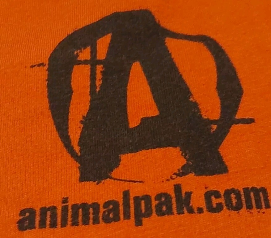 Animal Pak Logo Playeras Camiseta Animal Pak Logo Gym Fisicocultur
