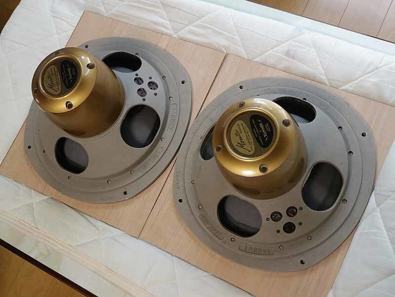 TANNOY Monitor Gold III-LZ LSU/HF/Ⅲ.LZ/8 Peaker Pair Large frame Rare ...