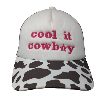 Cool It Cowboy Snapback Mesh Back Trucker Hat Multi One Size ...
