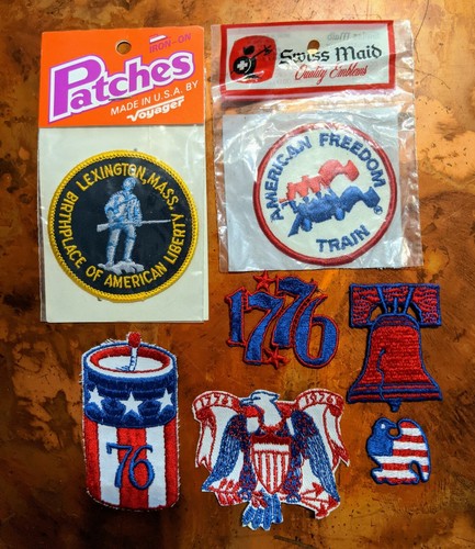 Vintage Patch Lot American Independence 1776 Eagle Liberty Freedom ...
