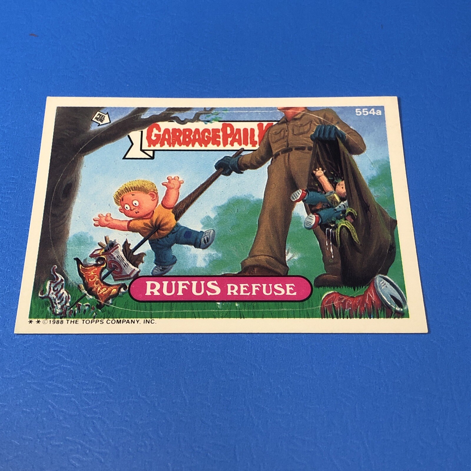 1988 Garbage Pail Kids Series 14 Card #554a Rufus Refuse | eBay