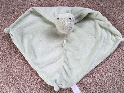 Angel Dear plush Green FROG Nub Baby Security Blanket Lovey Lovie Plush ...
