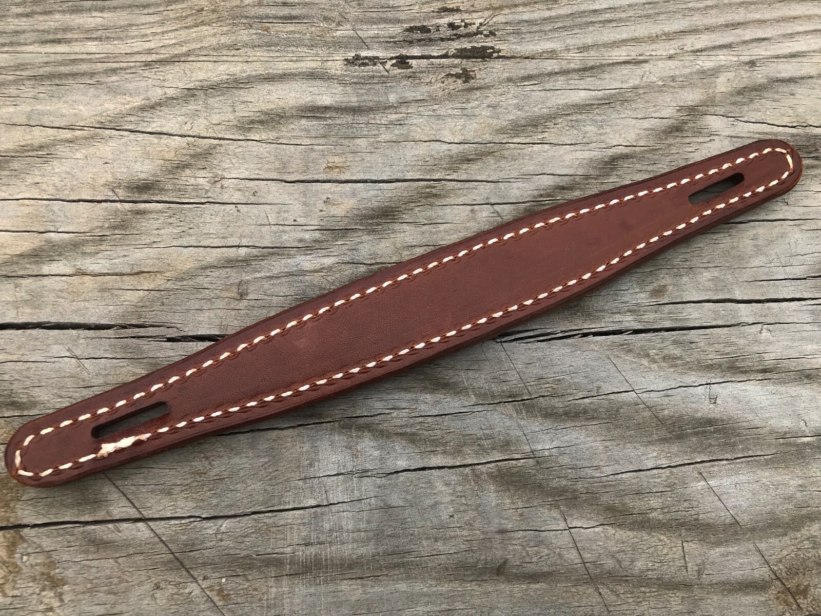 HANDMADE FULL GRAIN LEATHER AMP HANDLE FOR FENDER "TWEED" AMP - MADE IN ...