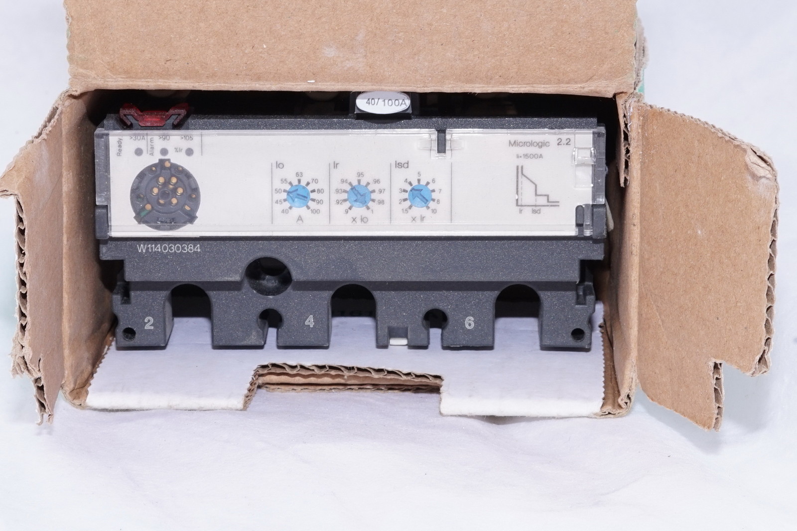 Schneider LV429037 3P3T TM16D Trip unit for NSX100-250 MicroLogic 2.2 ...