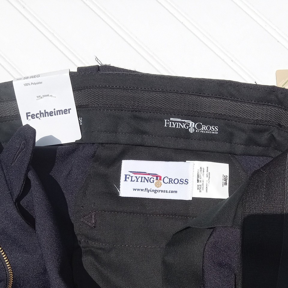 Flying Cross Uniform Pants Mens 58 LAPD Navy Blue Unhemmed Garbadine ...