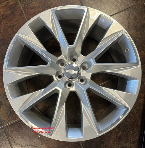 22'' LTZ TAHOE SILVER MACHINE WHEELS GOODYEAR TIRES YUKON SIERRA ...