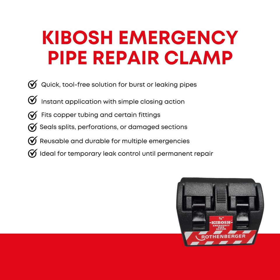 Kibosh Emergency Pipe Repair - Quick, Easy and Professional Way to ...