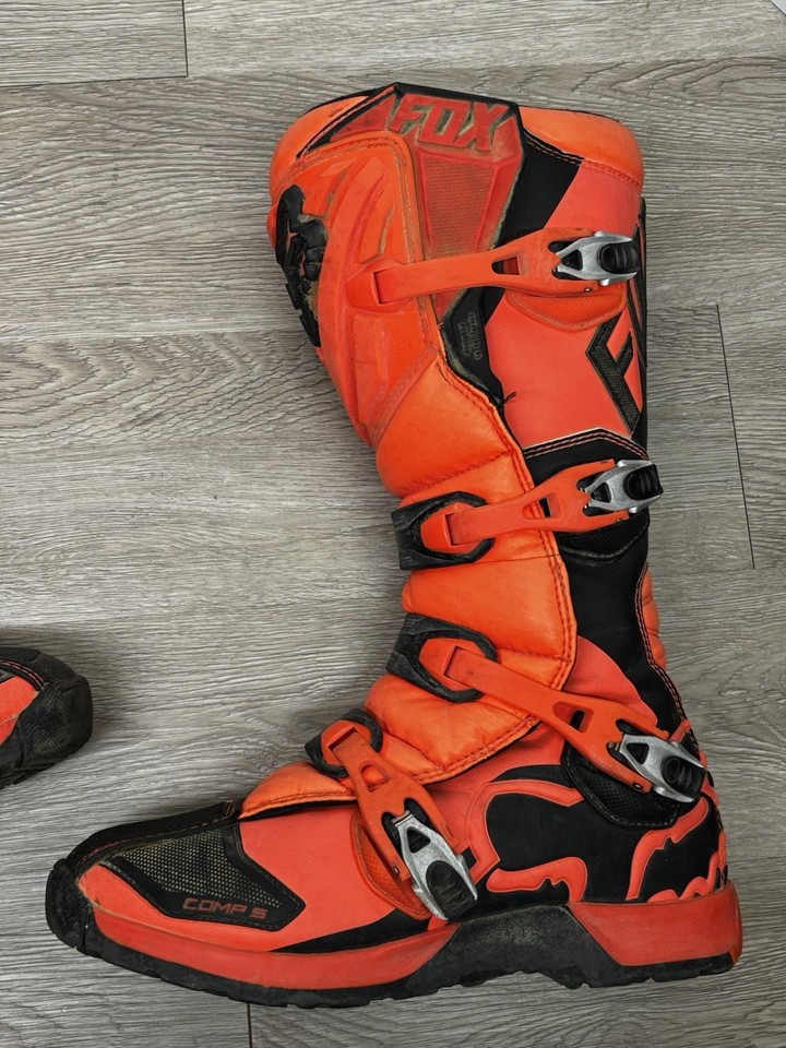 Fox Racing Comp 5 Boots Mens Size US 12 EU 46.5 Motocross ATV Used | eBay