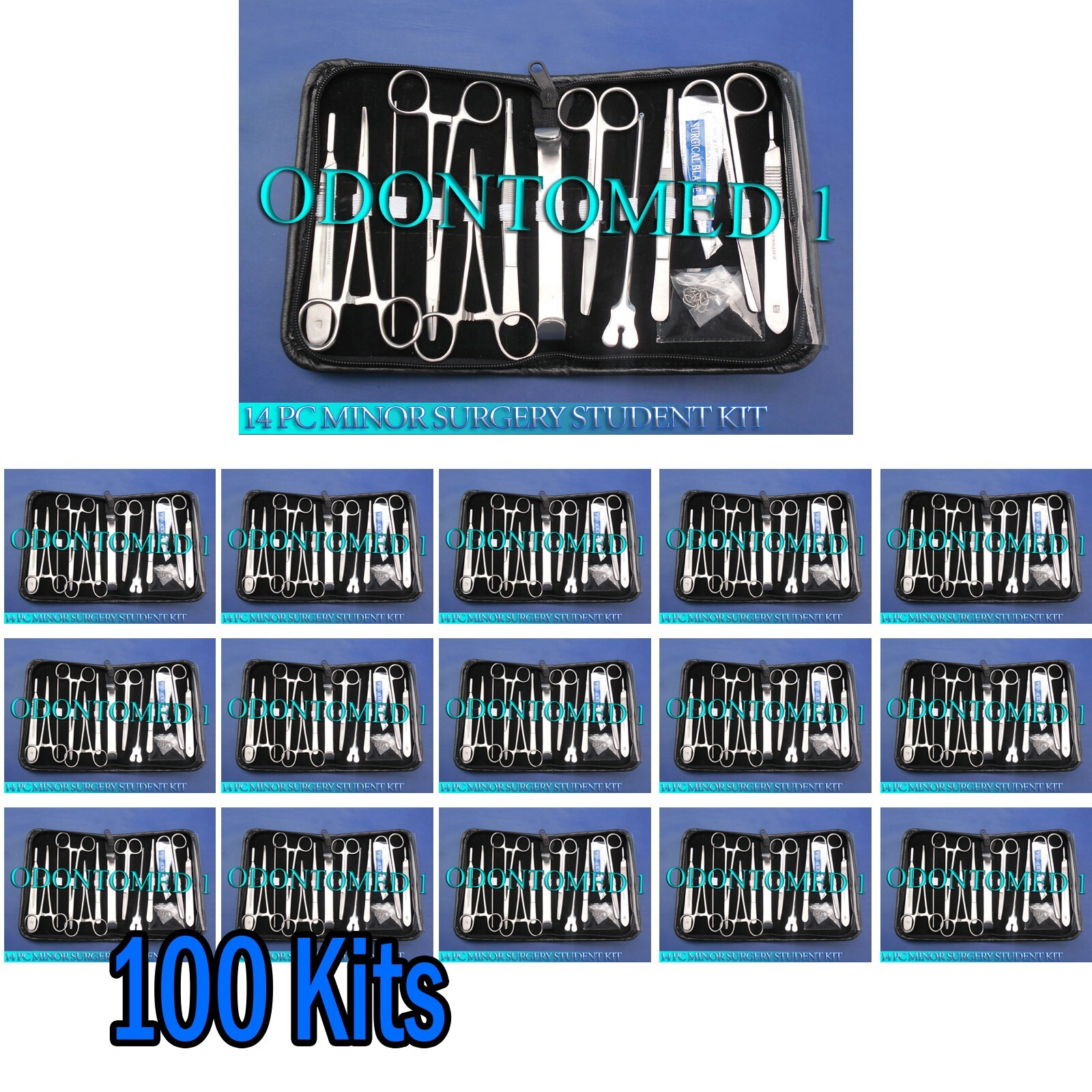 100 kits of 14 Pcs Minor Surgery Student Kit Surgical Dental Forceps | eBay