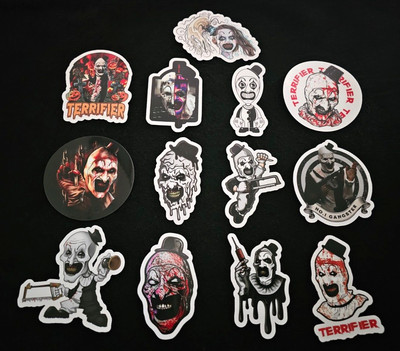 Terrifier Stickers Art the Clown Vinyl Decals Hallow's Eve Horror Movie ...