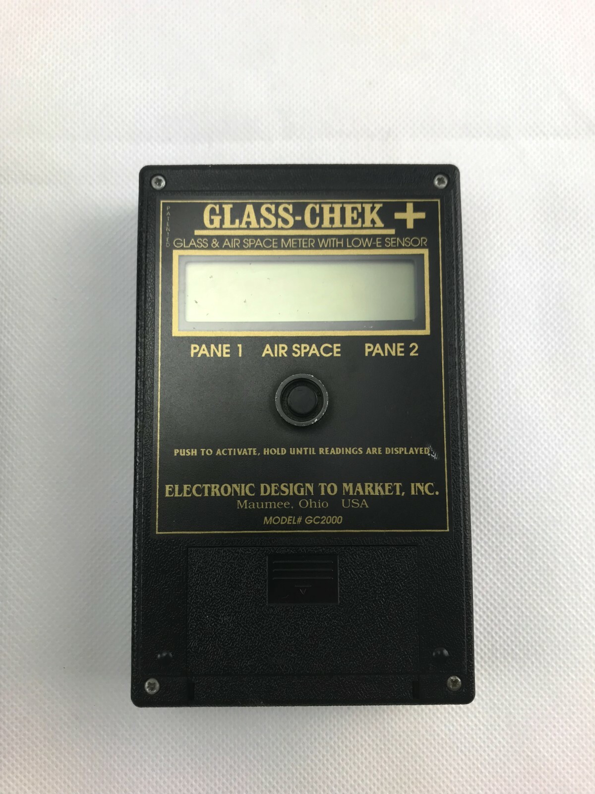 Glass-Chek+ GC2000 Digital Glass Thickness Meter with Low-e Sensor | eBay