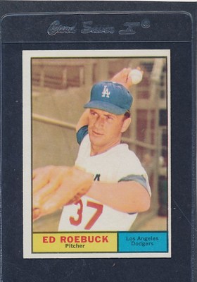 1961 Topps #006 Ed Roebuck Dodgers EX 61T6-30216-2 | eBay