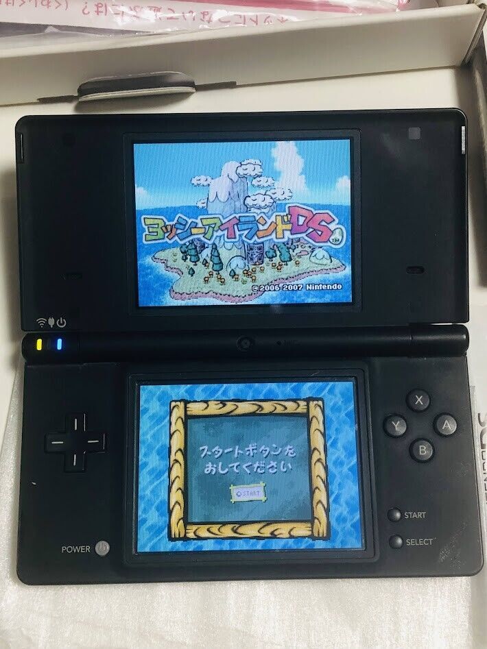 Nintendo DSi black complete in box w/ 18 Japanese DS games Super Mario ...