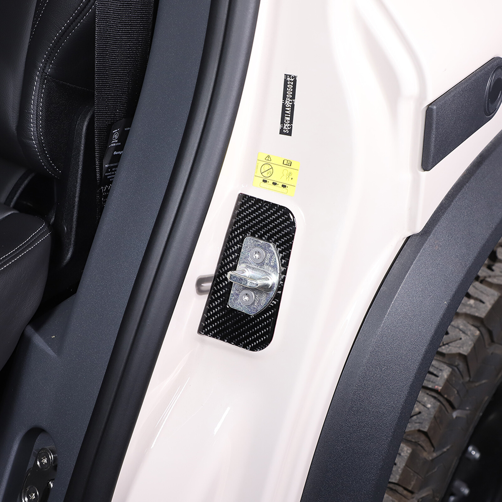 Soft Carbon Fiber Door Lock Latch Protect Sticker Für Ineos Grenadier ...