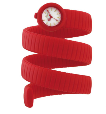Toy Watch VP05RD Quartz Analog White Dial Red Silicone Unisex Watch ...