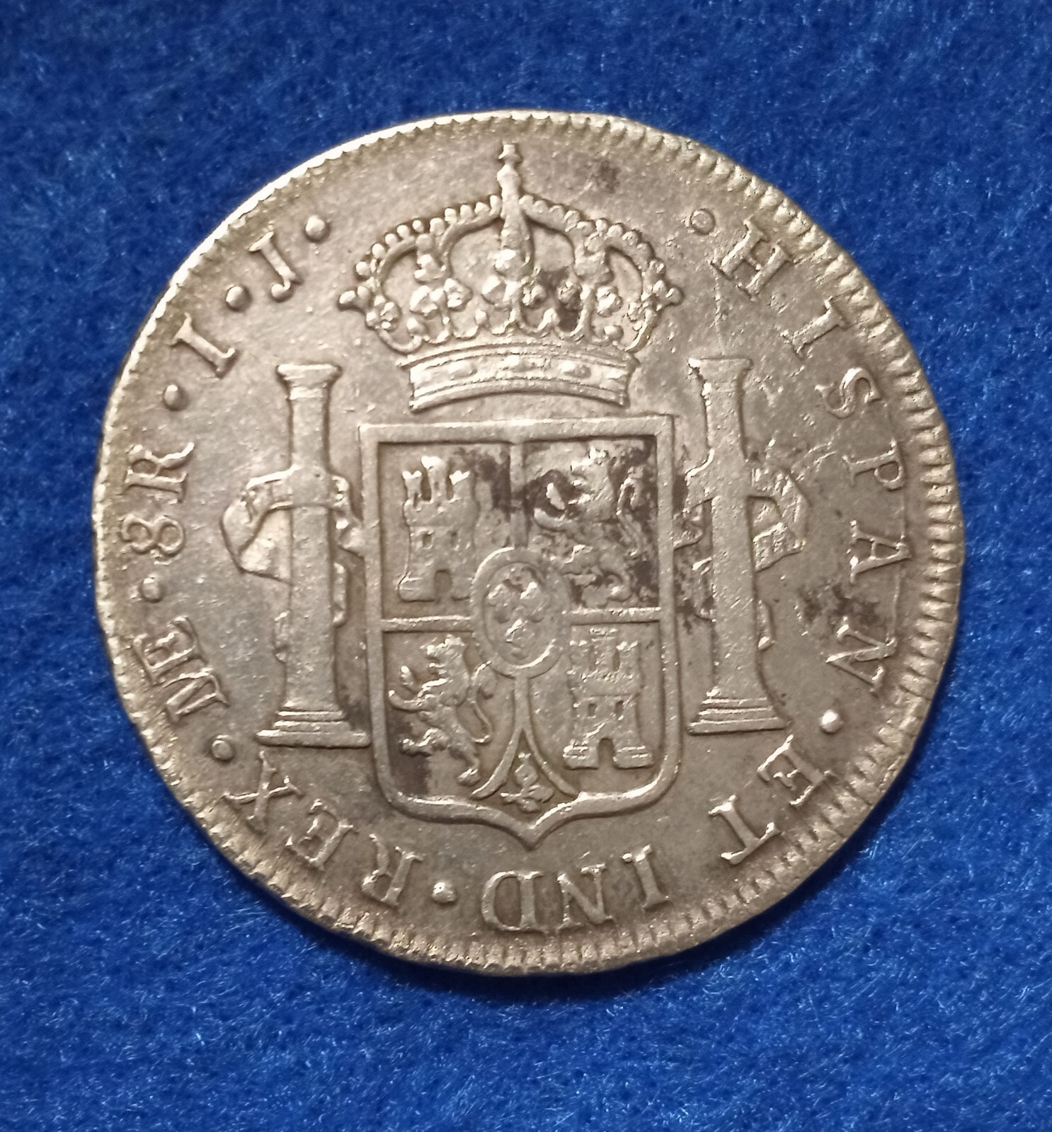 1793 8 REAL CARLOS llll SILVER SPANISH COLONIAL COIN | eBay