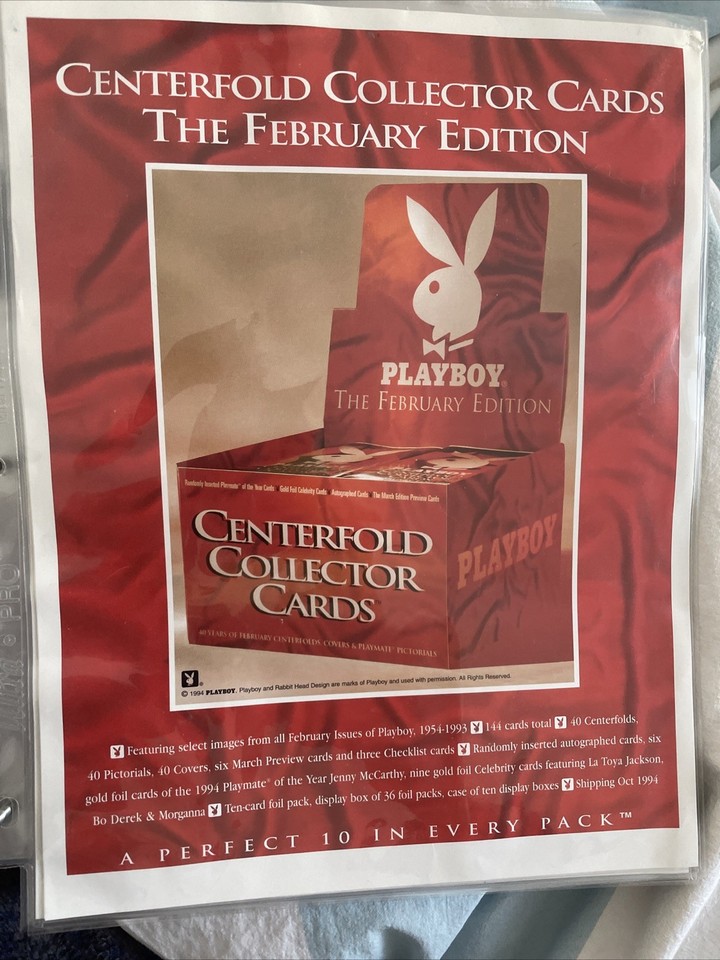Playboy 1995 Quarterly 54 Card Sets, Promo Sheets And Posters | eBay
