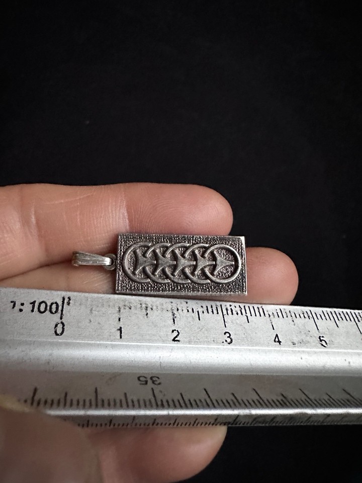 Vintage Edinburgh Hallmark Sterling Silver Celtic Pendant | eBay Australia