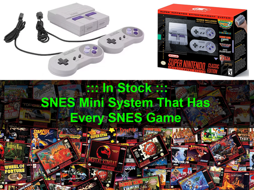 SNES Classic Loaded With EVERY SNES Game - (749 SNES Games ...