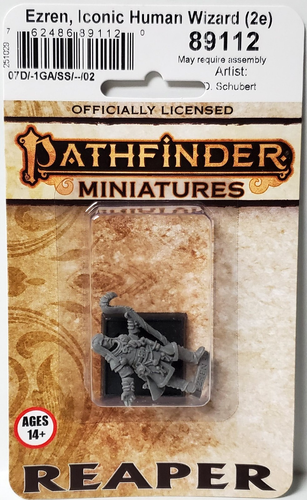 EZREN, ICONIC HUMAN WIZARD (2E) Pathfinder Bones Reaper Miniatures ...