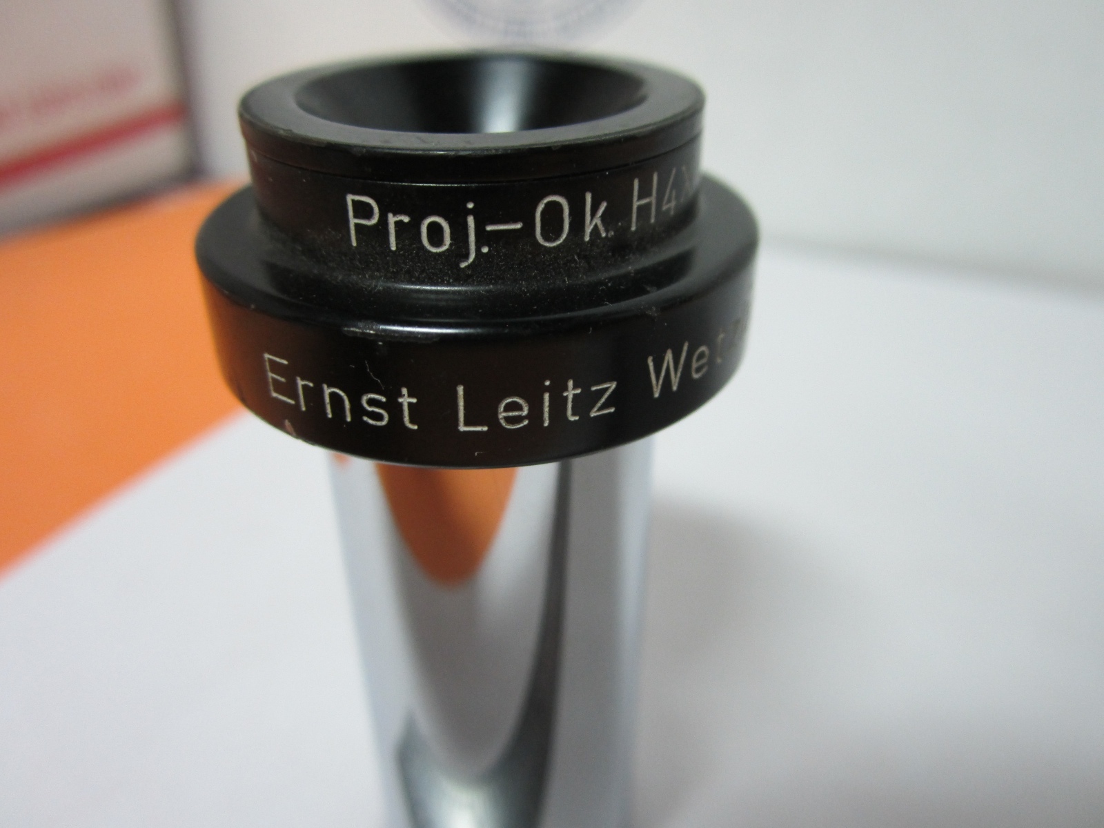 OPTICAL EYEPIECE ERNST LEITZ PROJECTOR PROJ MICROSCOPE OPTICS AS IS BIN ...