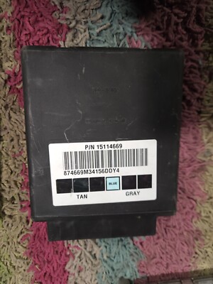 GMC ENVOY TRAILBLAZER RAINIER BODY CONTROL MODULE BCM BMC 2002 - 2005 ...