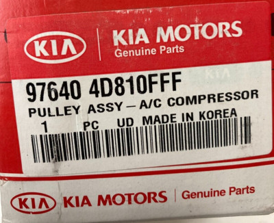OEM Part Kia 97640 4D810 FFF Pulley Assy A/C Compressor | eBay Australia