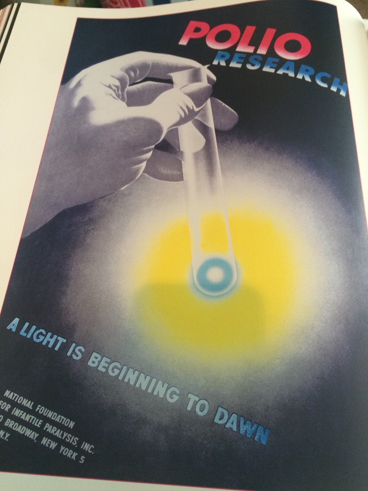 Herbert Bayer Poster on Polio Research Vintage Poster Print 12 1/4" x ...