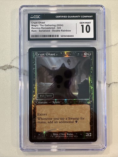 2024 MTG CRYPT GHAST Serialized FOIL 353/500 PSA 10 GEM MINT #322 | eBay