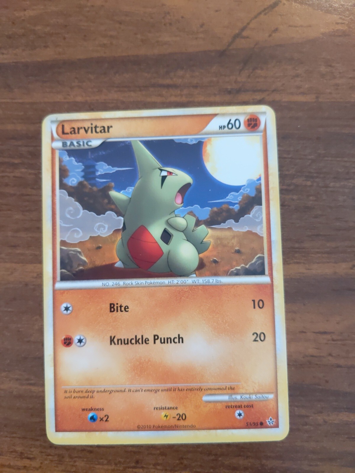 Pokemon cards Larvitar 51/95 Unleashed Price Is Per Card | eBay