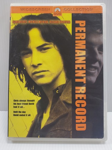 Permanent Record - DVD Widescreen Collection - Keanu Reeves Rare ...