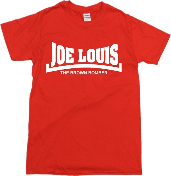 Joe Louis T-Shirt - "The Brown Bomber" Retro, Boxing, Various Colours ...