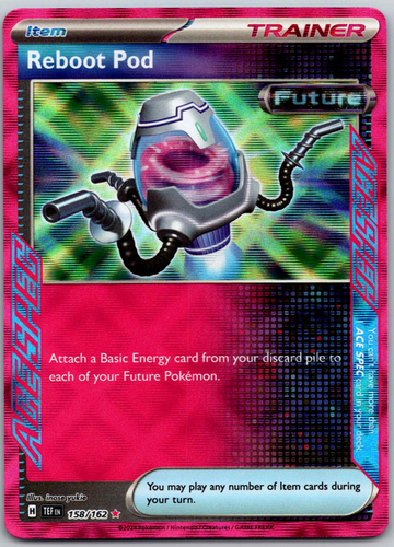 Pokemon TCG Reboot Pod SV05: Temporal Forces 158/162 ACE SPEC Rare | eBay