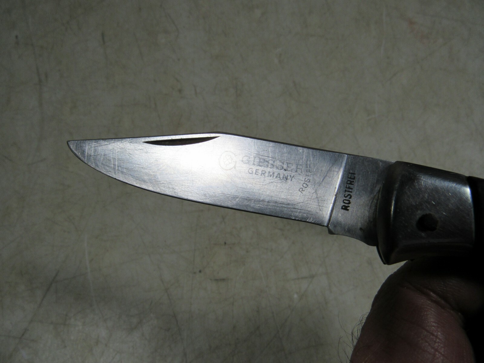 Vintage 1960's 70's Giesser Rostfrei Lockback Knife Germany Rare HTF | eBay